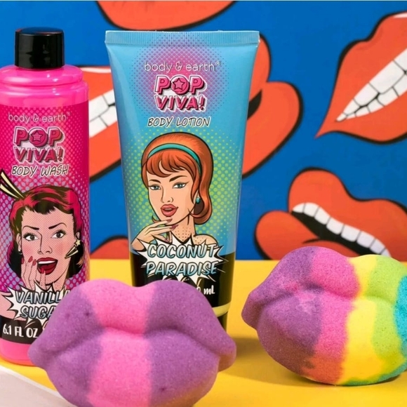 Pop Viva | Bath & Body | Pop Viva Bath Set | Poshmark